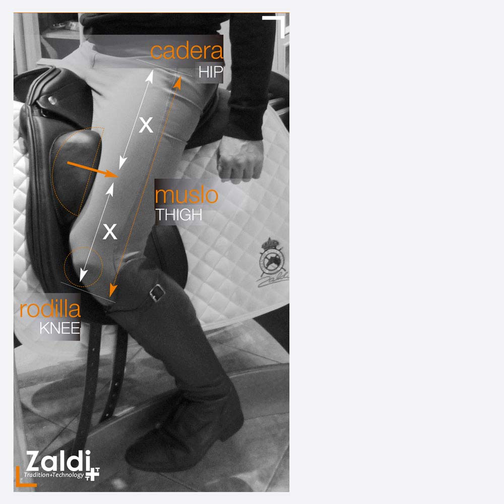 Selle Zaldi Dressage New Kent Avec Tm - SN Equitation