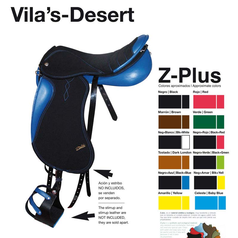 Selle Zaldi Raid Vila's Desert Z-Plus - SN Equitation