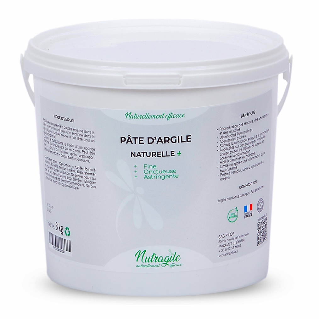 Pâte d'argile naturelle + Nutragile - SN Equitation